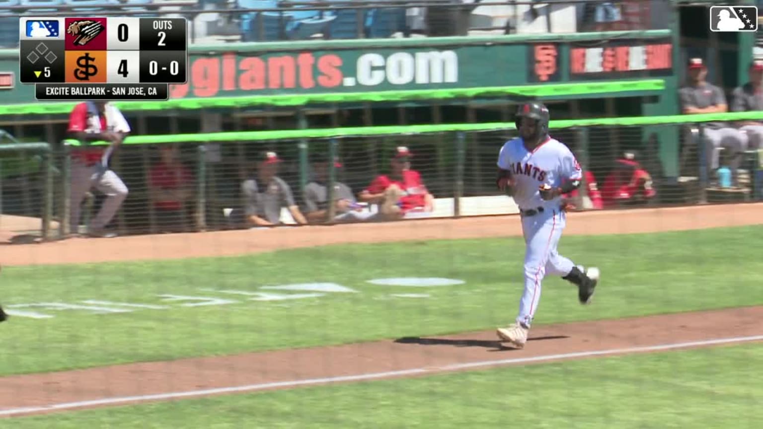 Jhonny Level's second home run | 08/20/2025 | San Francisco Giants
