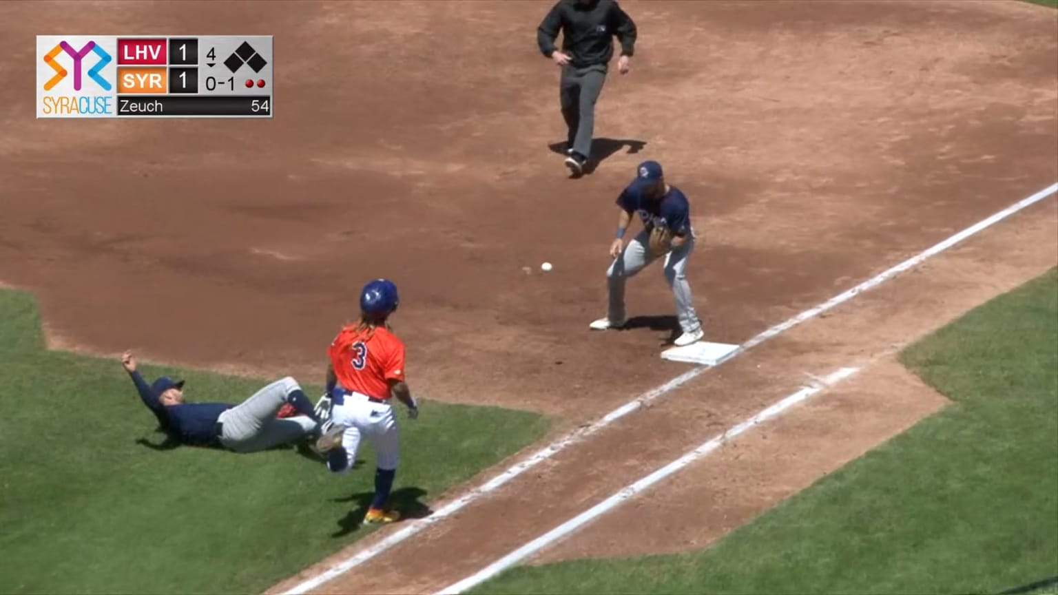 Zeuch is hit by a line drive, still makes the out | 05/06/2023 | MLB.com