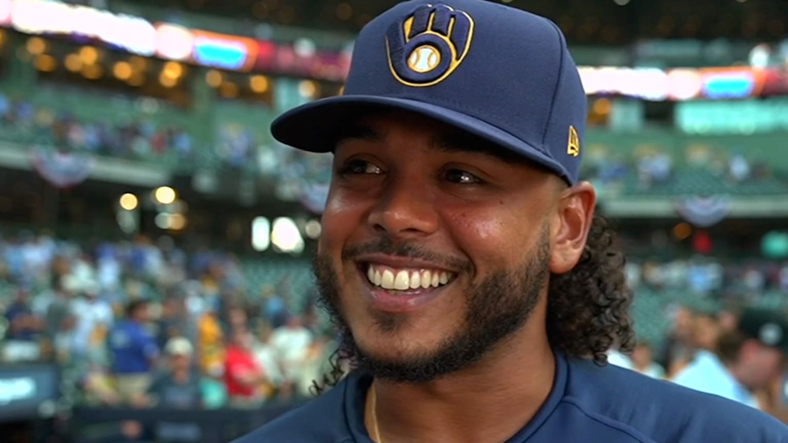 Freddy Peralta on his strong Game 1 start | 10/04/2025 | MLB.com