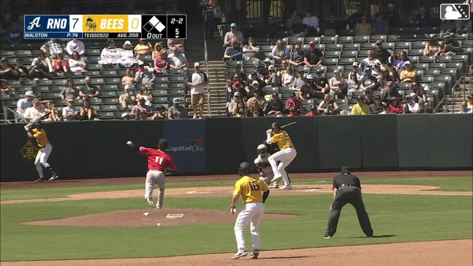 Blake Walston's sixth strikeout | 04/20/2024 | Arizona Diamondbacks