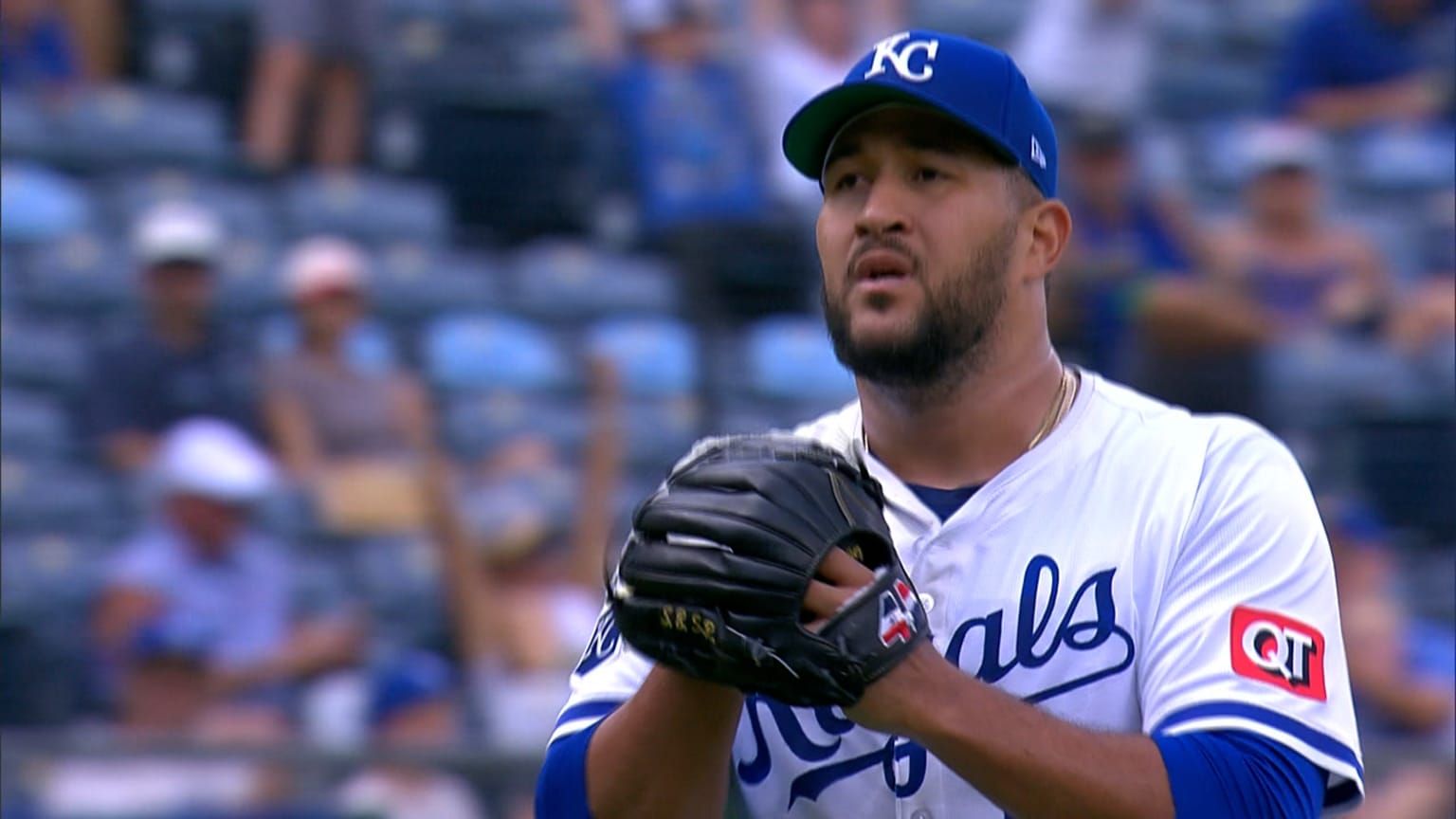 Carlos Estévez K's Bo Naylor in the 9th | 07/26/2025 | Kansas City Royals