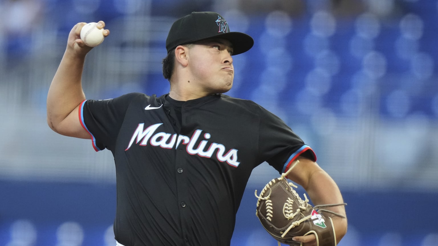 Valente Bellozo K's Nick Kurtz | 05/02/2025 | Miami Marlins