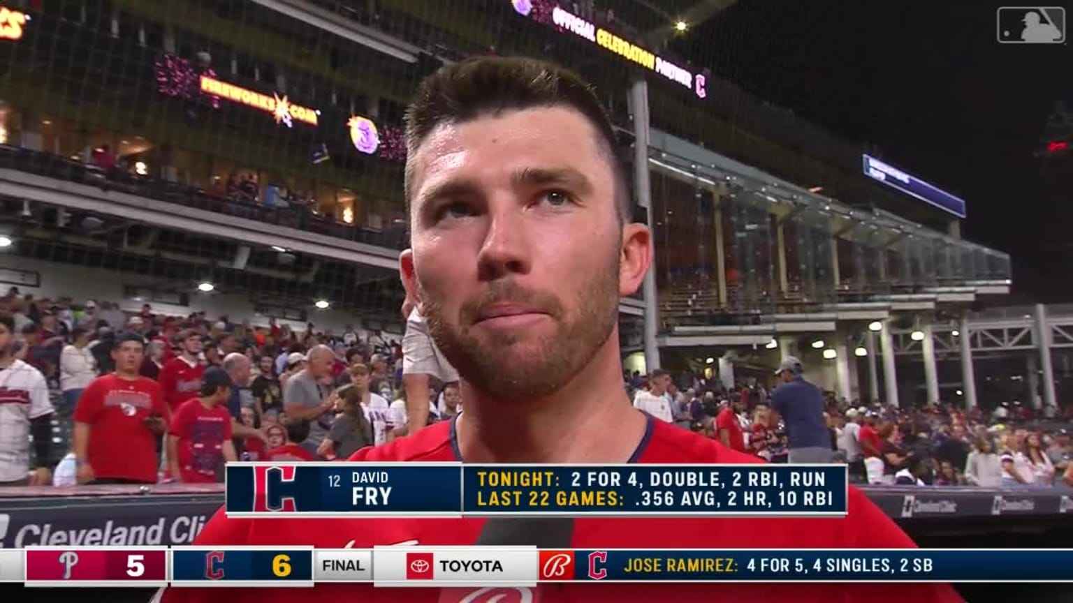 David Fry on the Guardians win over the Phillies | 07/21/2023 ...