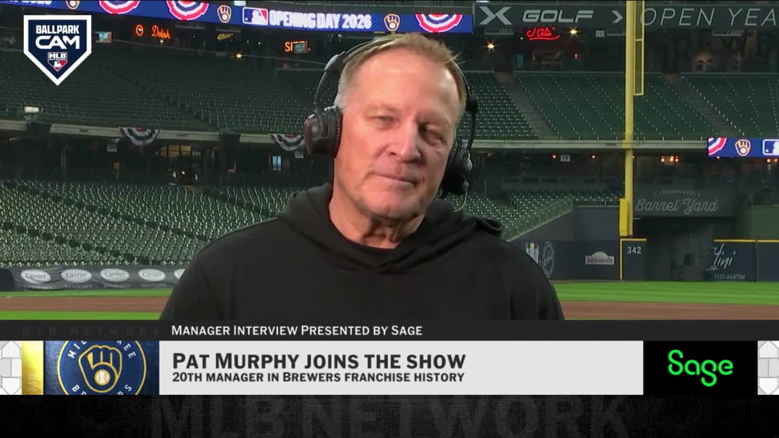 Pat Murphy on Jackson Chourio's hand injury | 03/26/2026 | Milwaukee ...