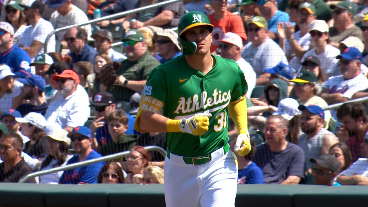 Tyler Soderstrom scores on a fielder's choice | 04/12/2025 | Athletics