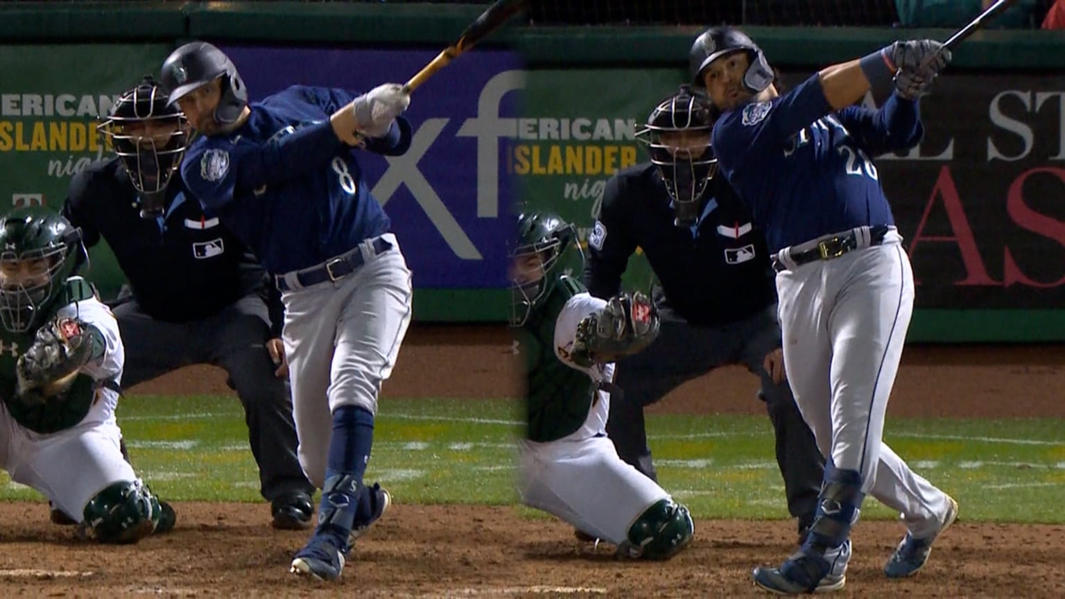 Pollock, Suárez lead Mariners' late rally vs. A's | 05/03/2023 ...