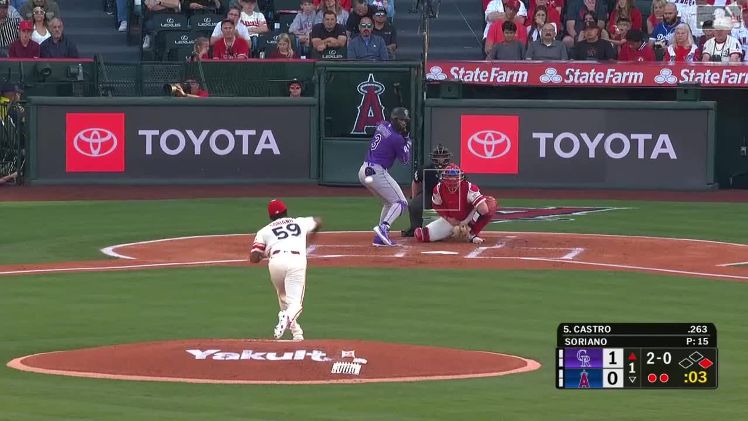 José Soriano Called Strike to Willi Castro | 06/01/2026 | MLB.com