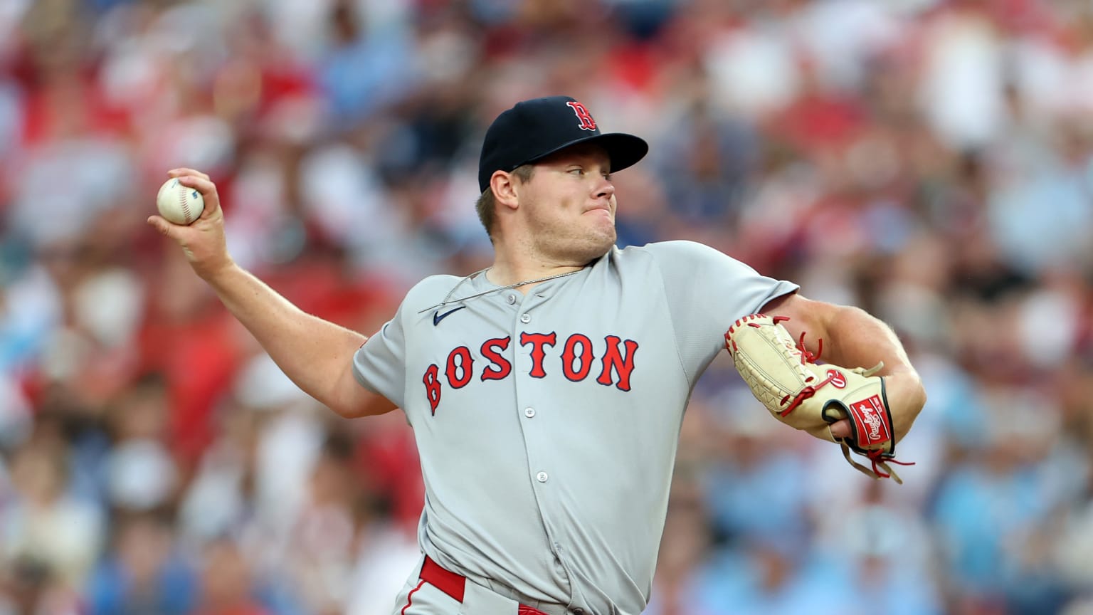 Richard Fitts strikes out Kyle Schwarber | 07/22/2025 | Boston Red Sox