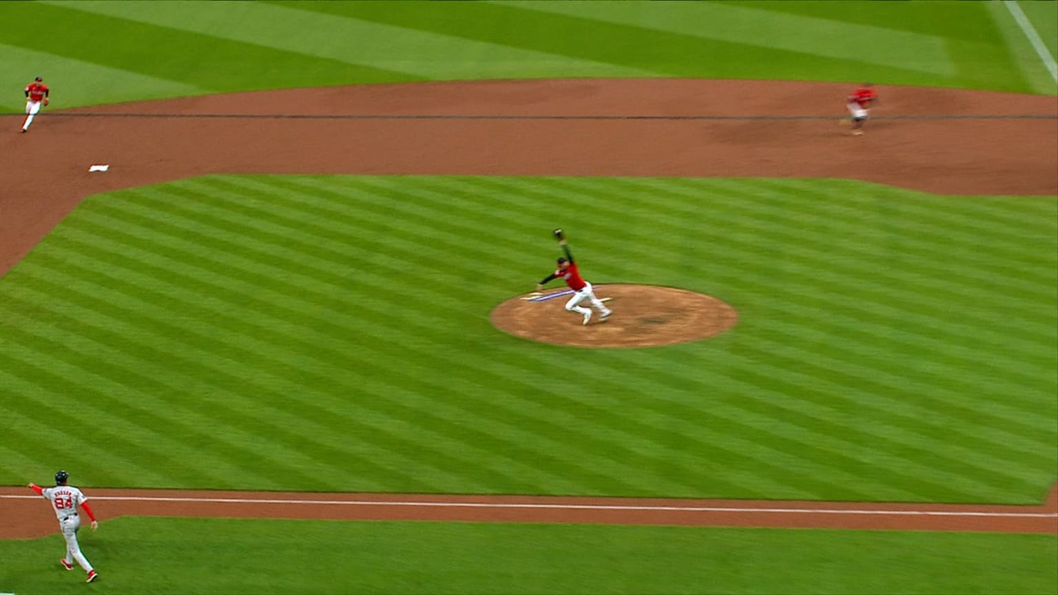 Ben Lively's cross-body throw | 04/23/2024 | Cleveland Guardians