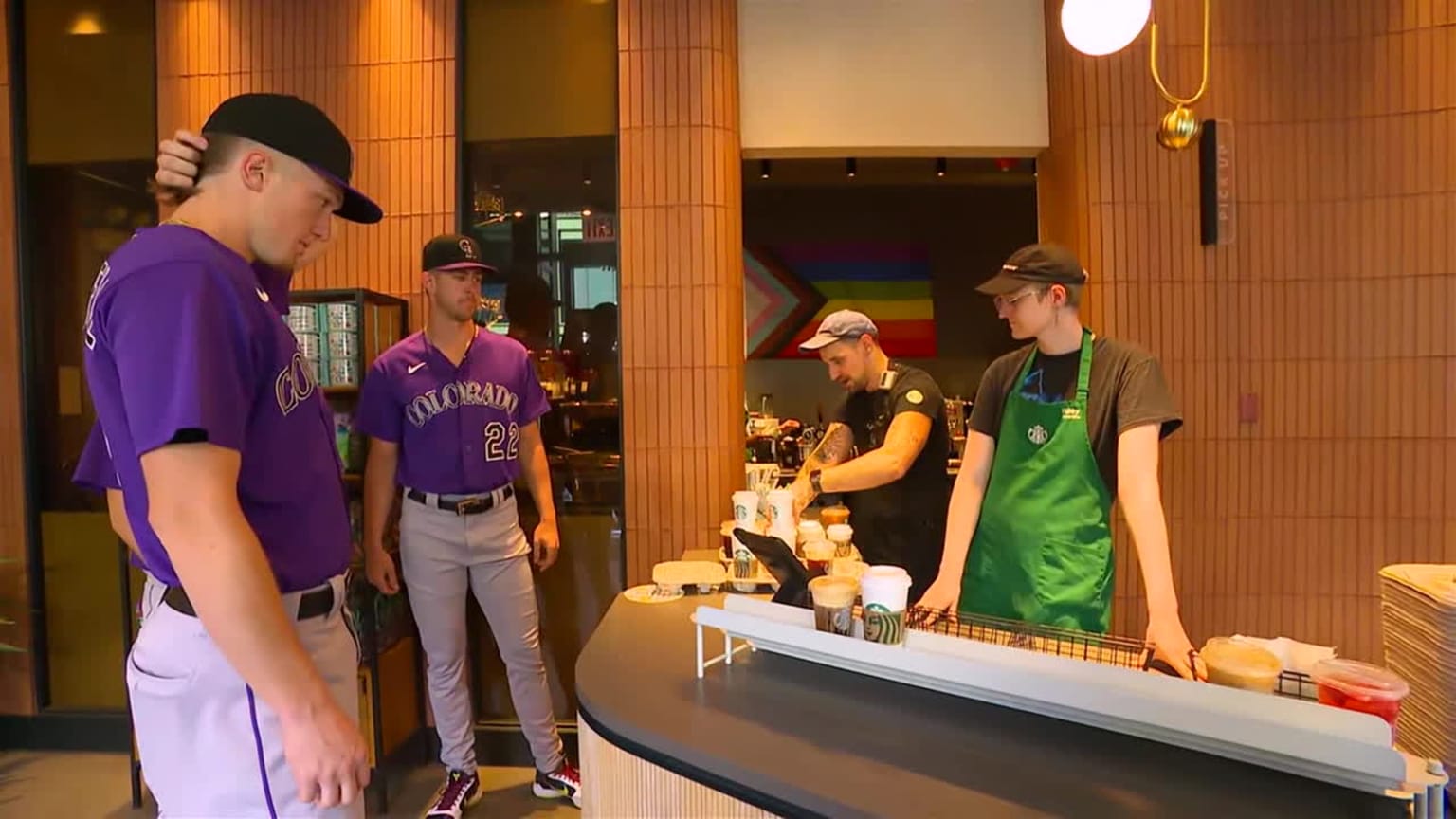 Rockies rookies grab Starbucks for the veterans | 09/23/2023 | MLB.com