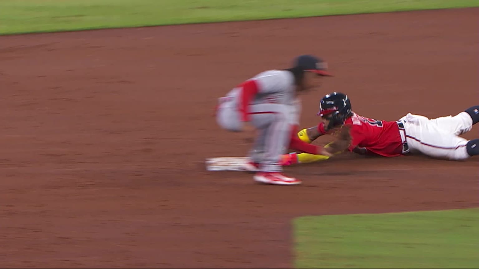 Ronald Acuña Jr. ties Braves' season stealing record | 09/29/2023 ...