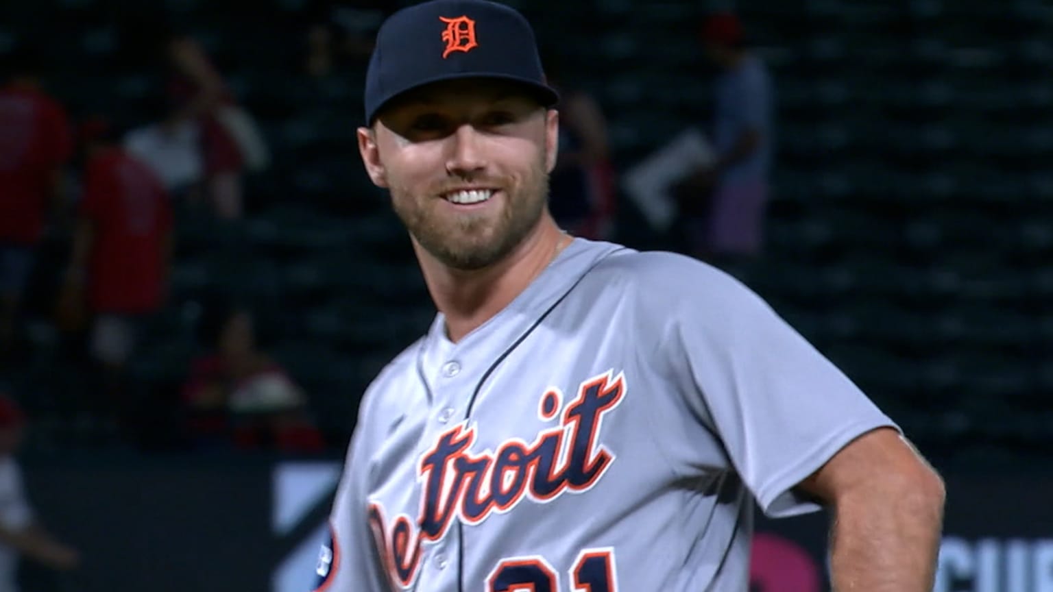 Clemens celebrates after striking out Ohtani | 09/05/2022 | Detroit Tigers