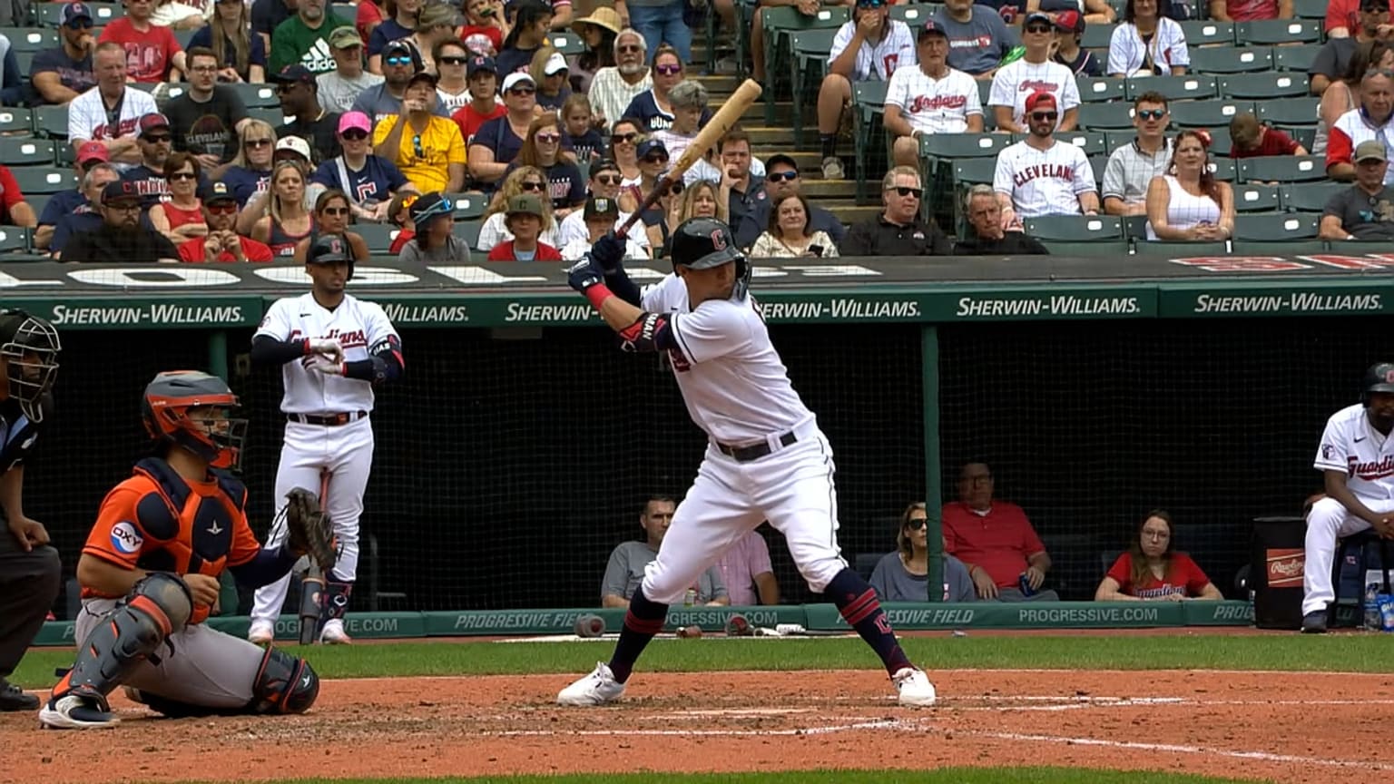 Tyler Freeman doubles to left, Josh Bell scores | 06/11/2023 ...