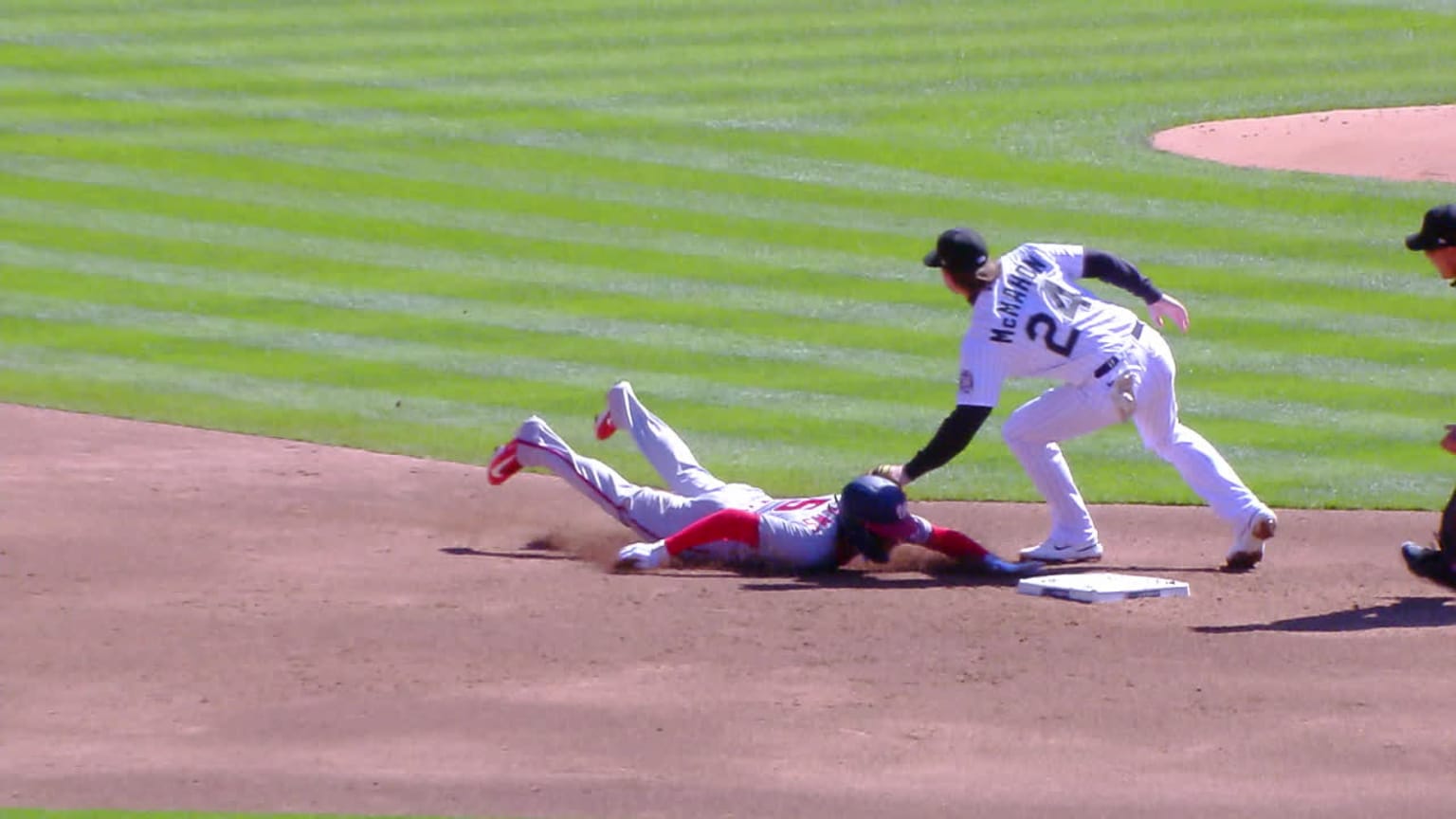Elias Díaz throws out CJ Abrams stealing second | 04/06/2023 | MLB.com