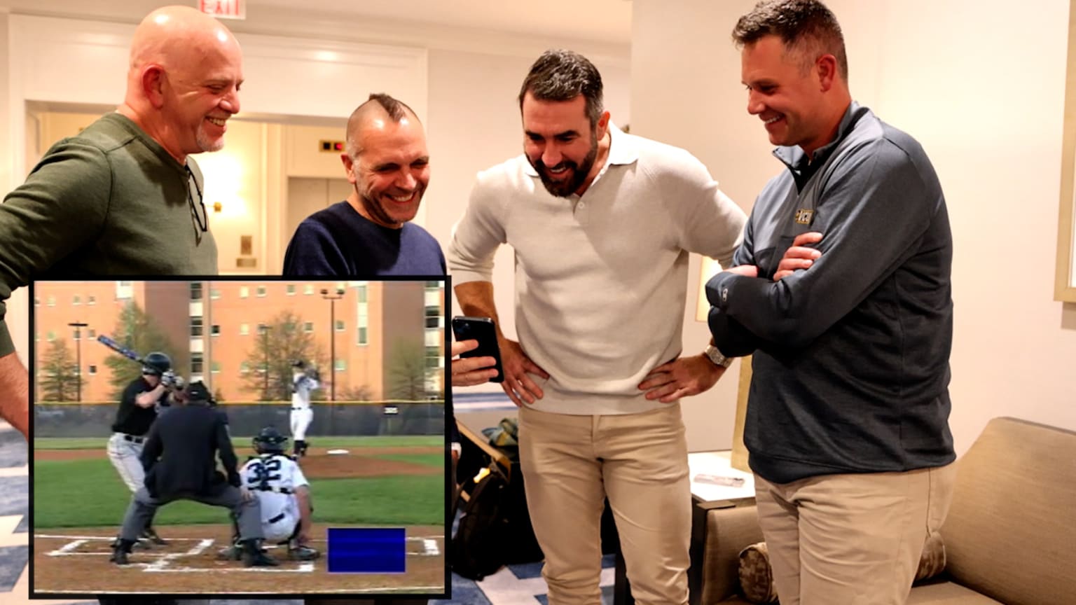 Verlander, Orenduff watch their old scouting clips | 04/23/2024 | Houston Astros