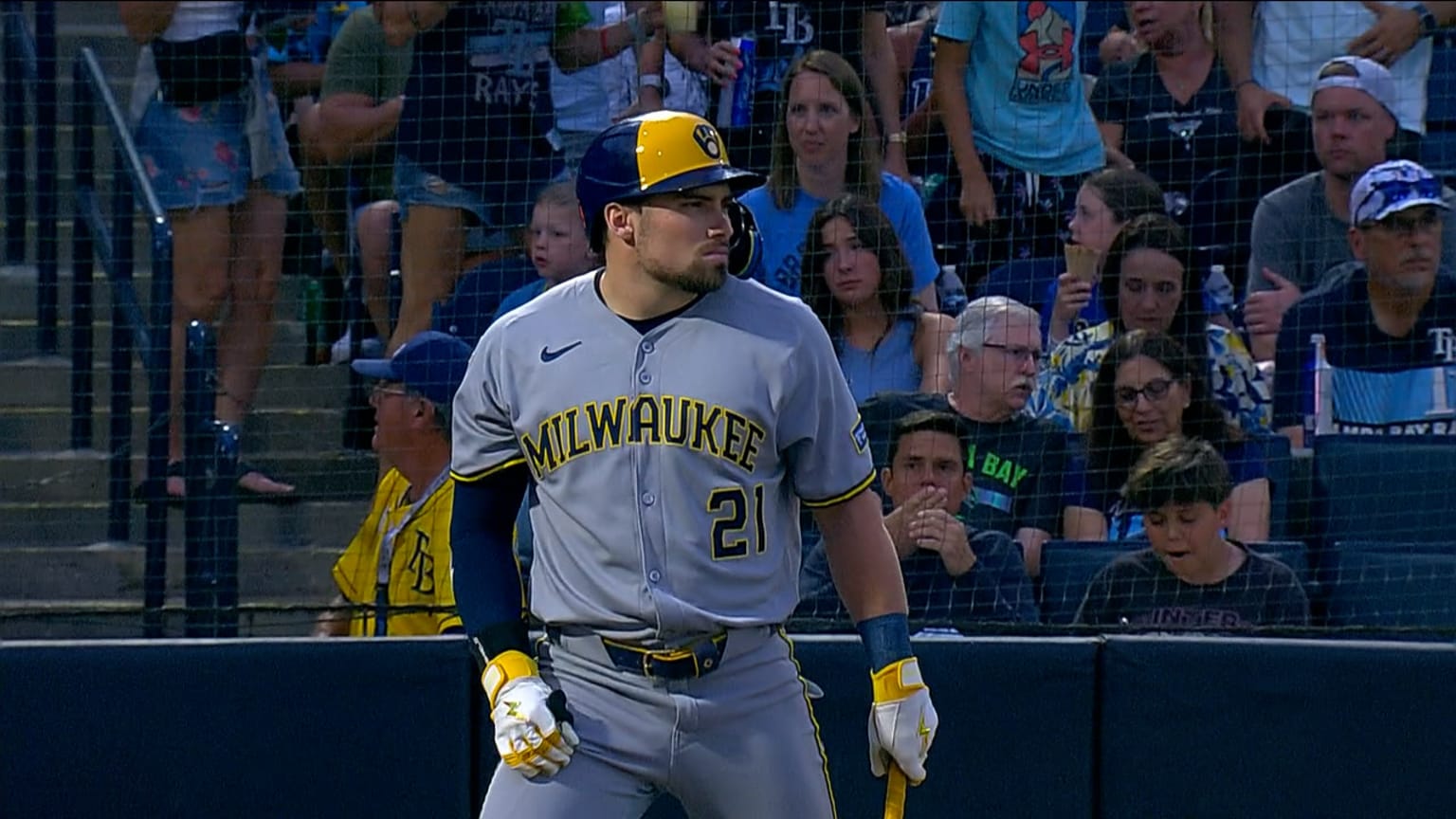 Caleb Durbin's RBI groundout | 05/09/2025 | Milwaukee Brewers