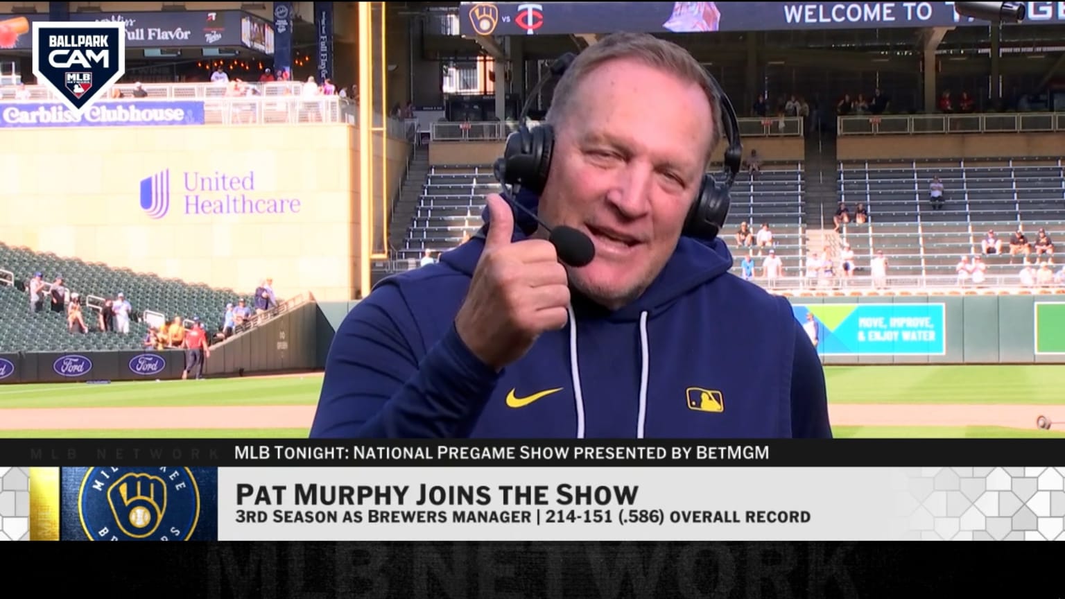 Brewers Manager Pat Murphy joins MLB Tonight | 05/15/2026 | Seattle ...