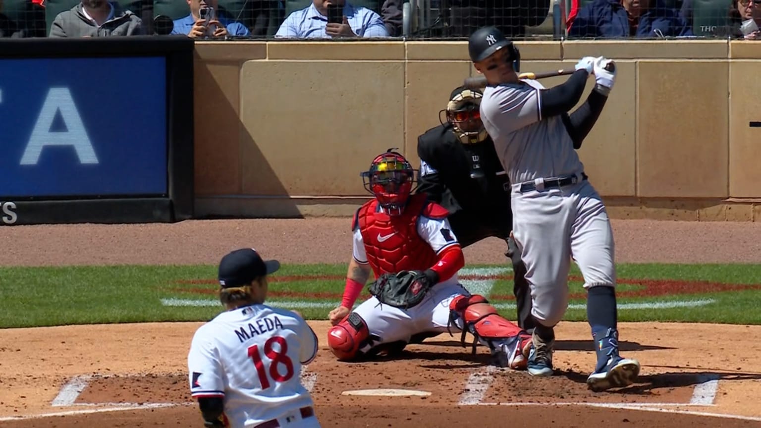 Aaron Judge drives in three on birthday bash | 04/26/2023 | Los Angeles ...