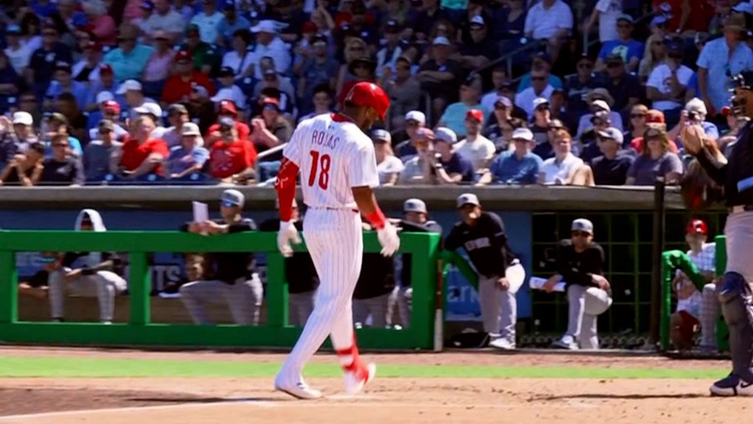 Johan Rojas' two-run home run | 02/27/2025 | Philadelphia Phillies