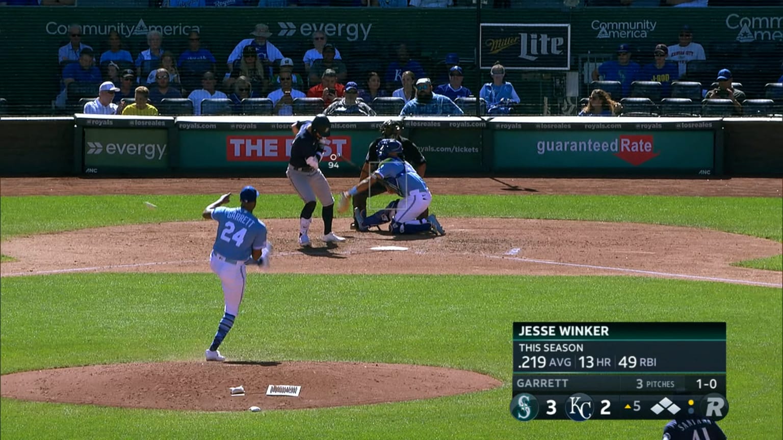 Jesse Winker is hit by a pitch with the bases loaded | 09/25/2022 | MLB.com