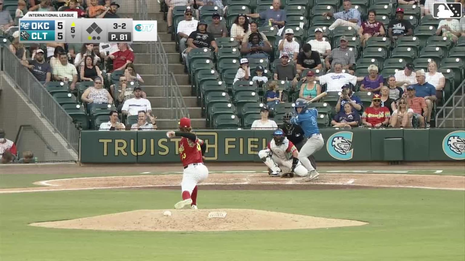Zach Ehrhard homers (9) on a fly ball to center field. | 13/06/2026 ...