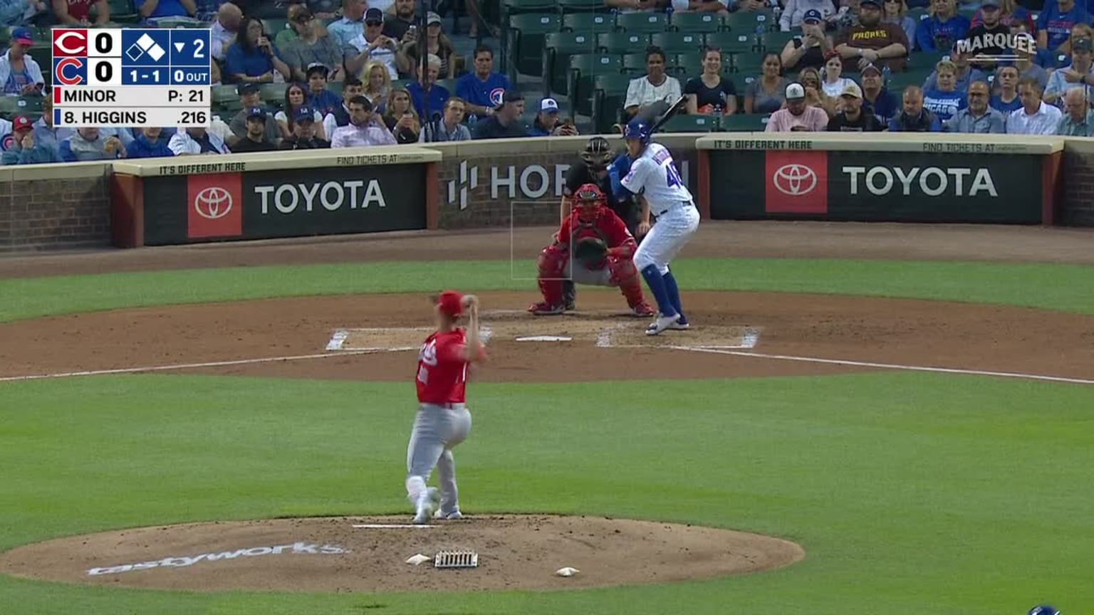 P.J. Higgins starts off the scoring off for the Cubs | 09/07/2022 ...