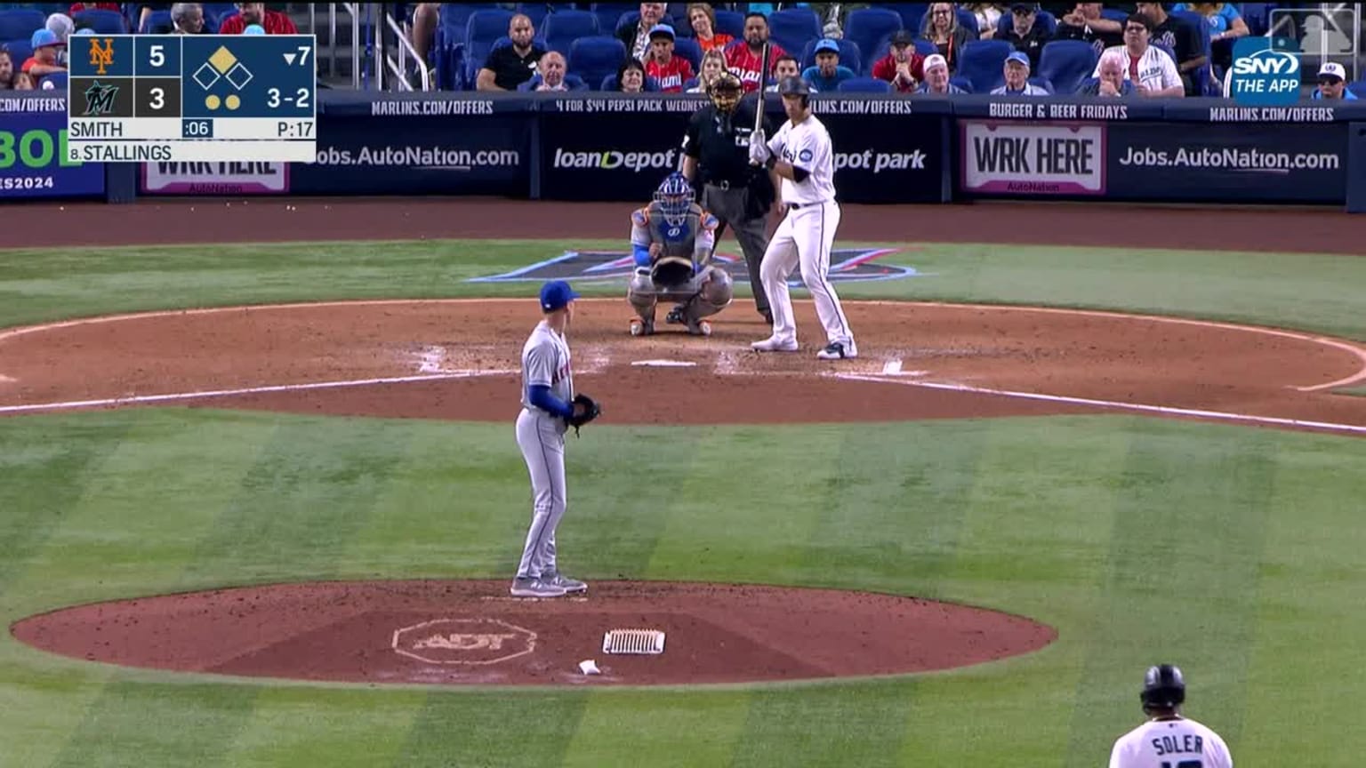 Smith strikes out Stallings with a high fastball | 03/30/2023 | New ...