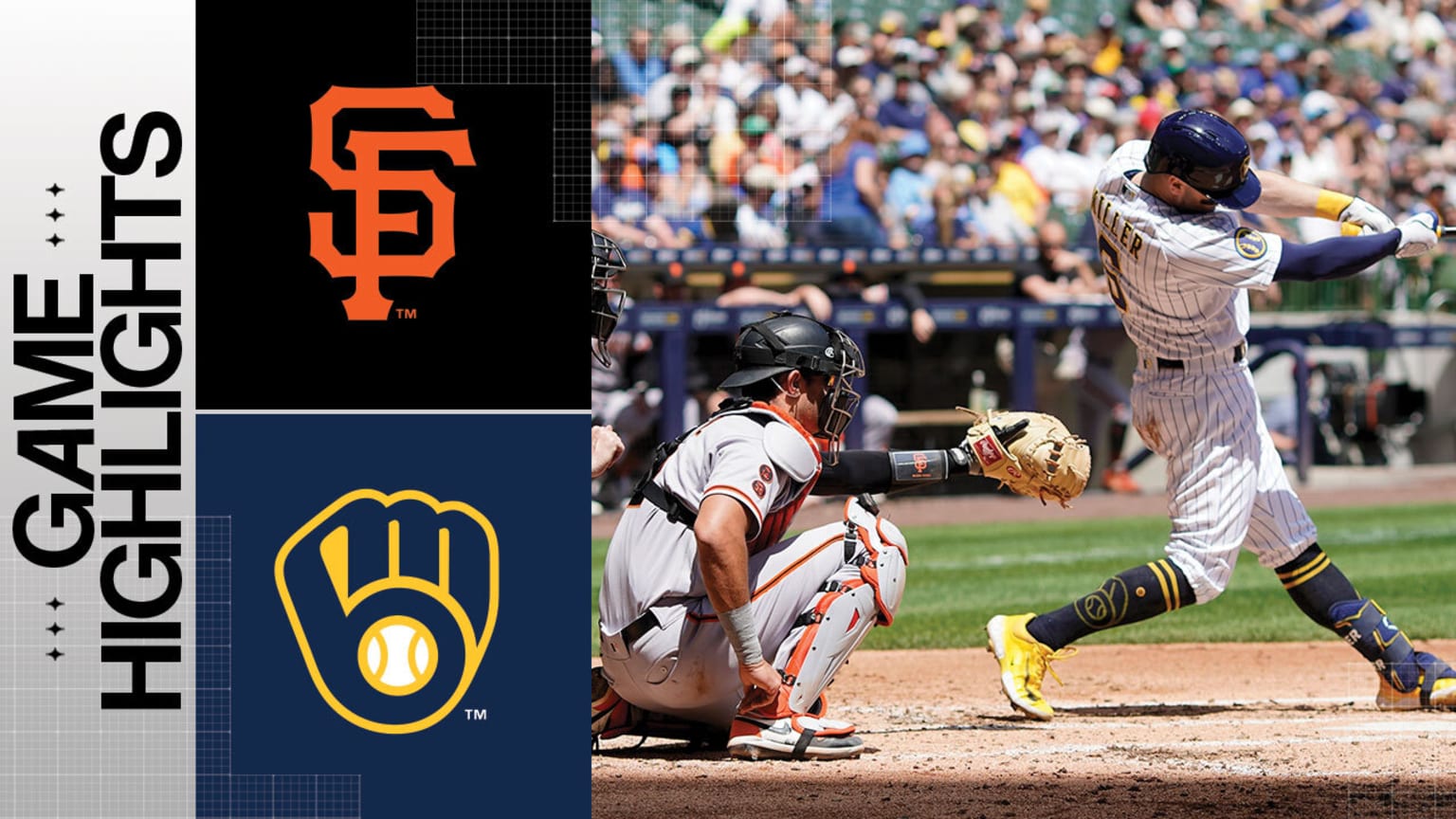 Brewers' bats lift Milwaukee to 7-5 win over Giants | 05/28/2023 ...