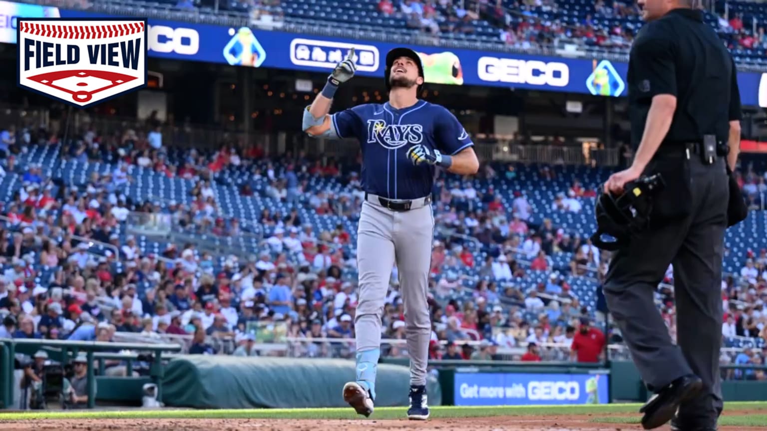 Field view: Josh Lowe's second home run | 08/30/2025 | Tampa Bay Rays