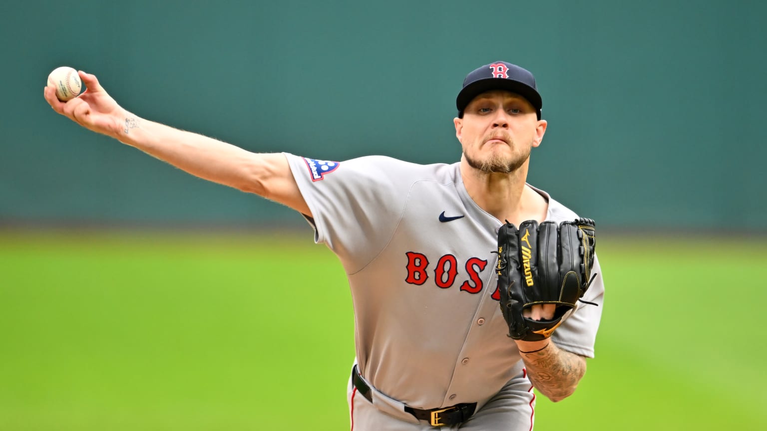 Tanner Houck fans Nolan Jones | 04/26/2025 | Boston Red Sox