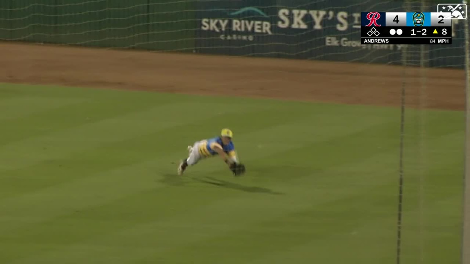 Jack Larsen makes spectacular diving snag in right | 07/19/2023 | MLB.com