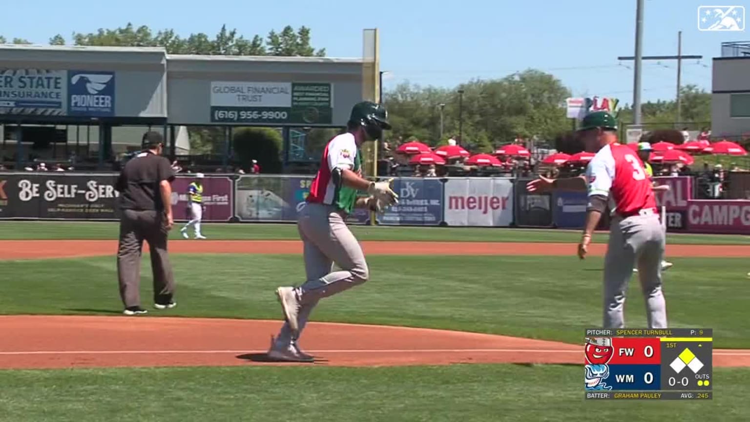 Graham Pauley's two-run home run | 07/30/2023 | MLB.com Graham Pauley's two-run home run | 07/30/2023 | MLB.com