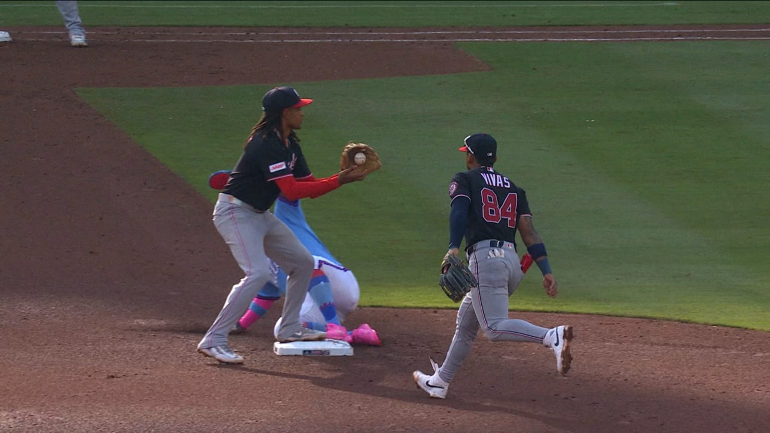 Michael Harris II safe at second after review | 05/23/2026 | Atlanta Braves