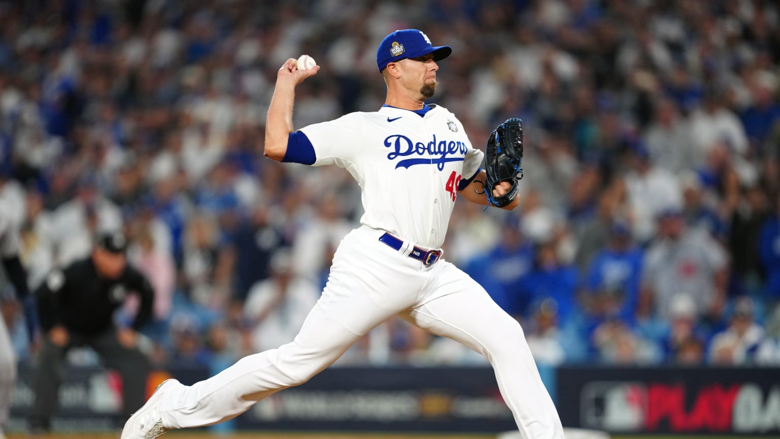 Blake Treinen keeps the game tied in the 9th inning | 10/25/2024 | Los ...