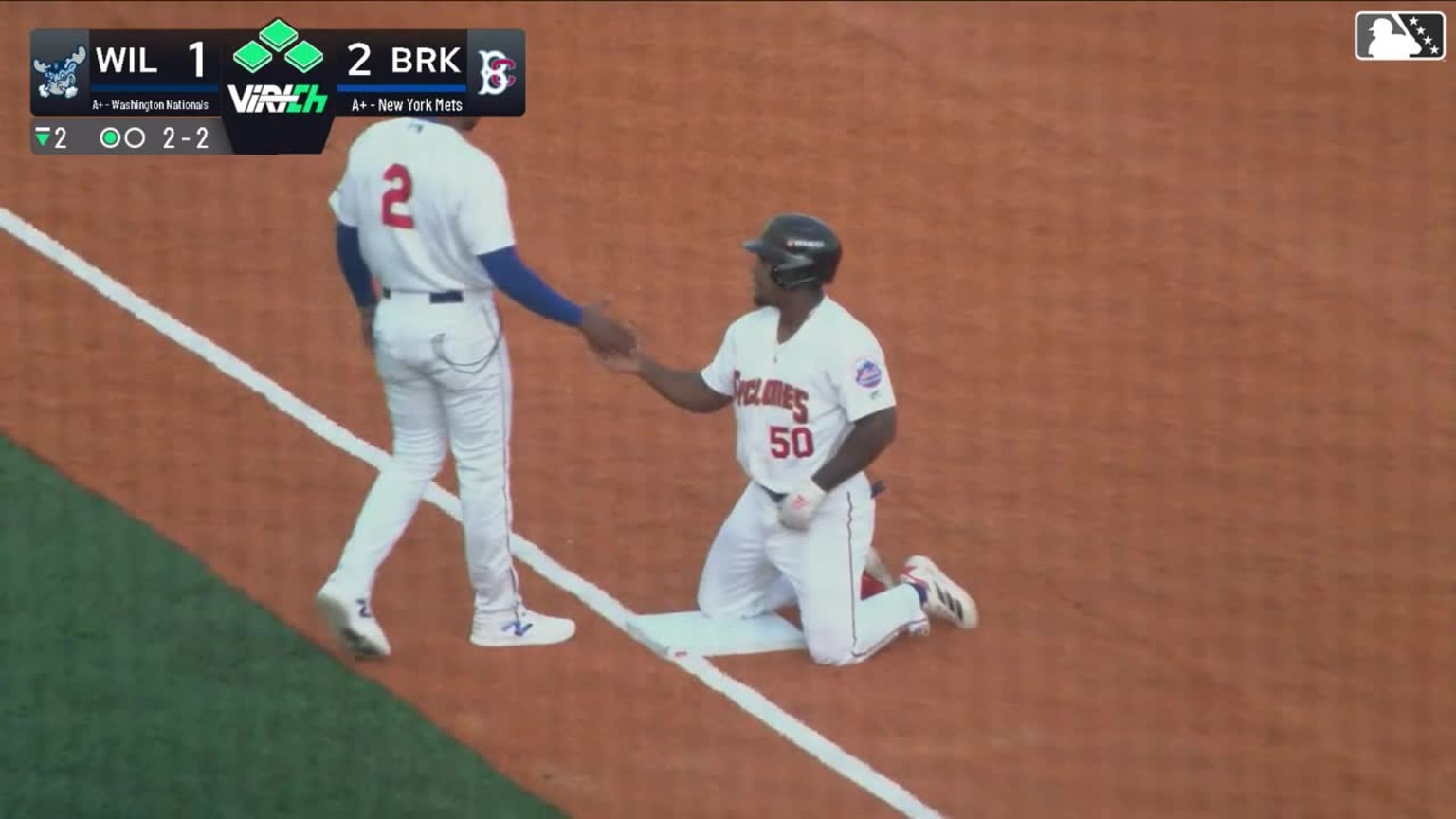 Eli Serrano's two-run double | 04/30/2025 | New York Mets