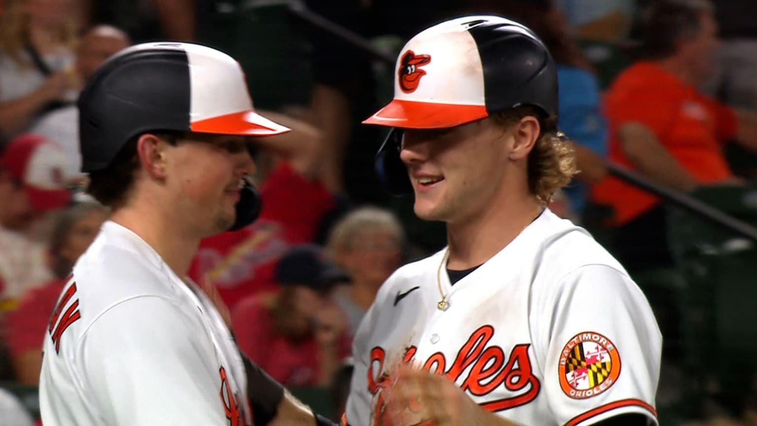 Austin Hays laces a two-run single to left field | 09/11/2023 ...