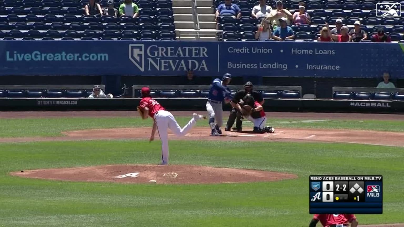 Michael Busch rockets solo home run to right | 07/30/2023 | Los Angeles ...