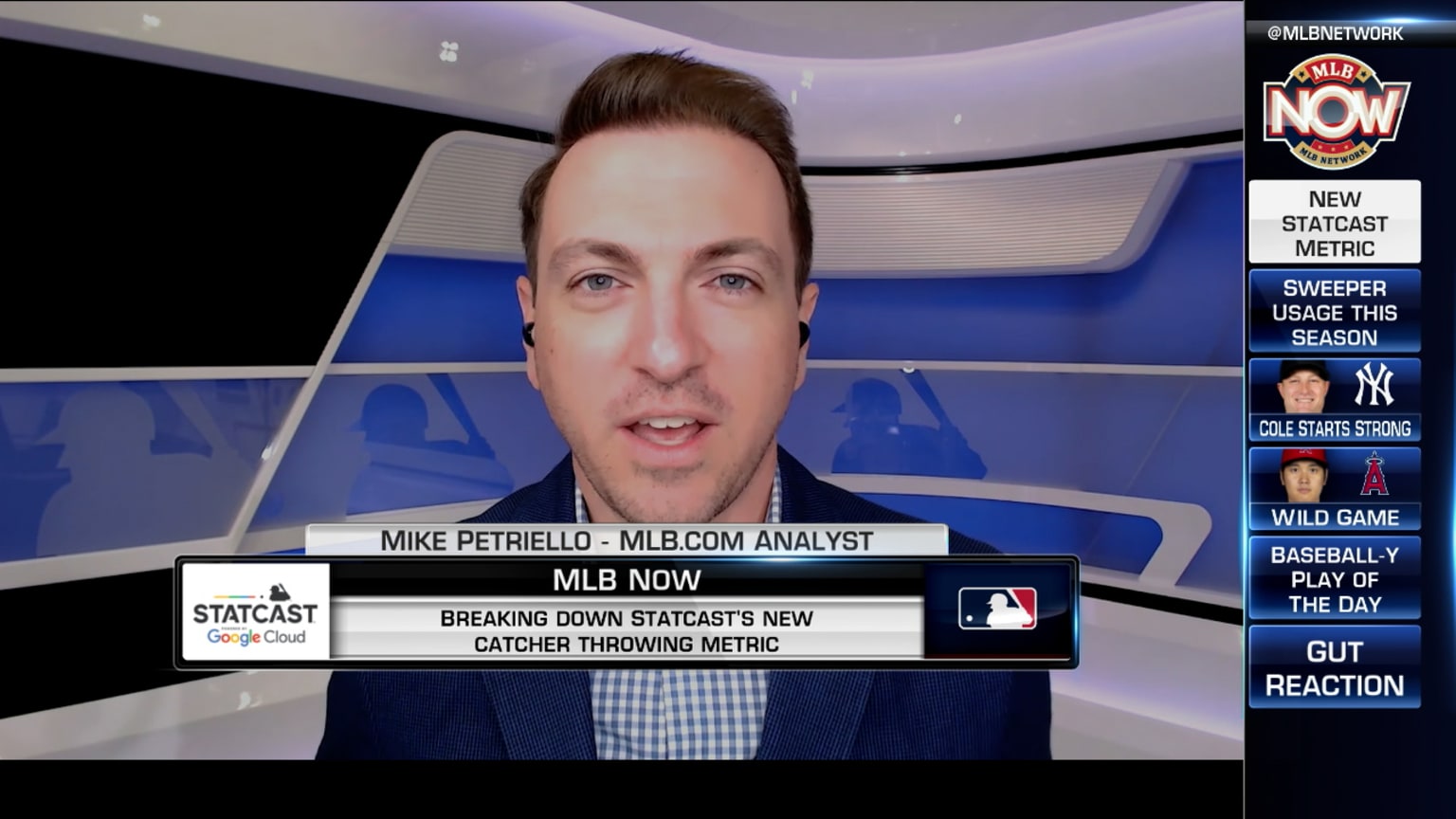 MLB Now with Petriello on catcher throwing metric | 04/28/2023 ...