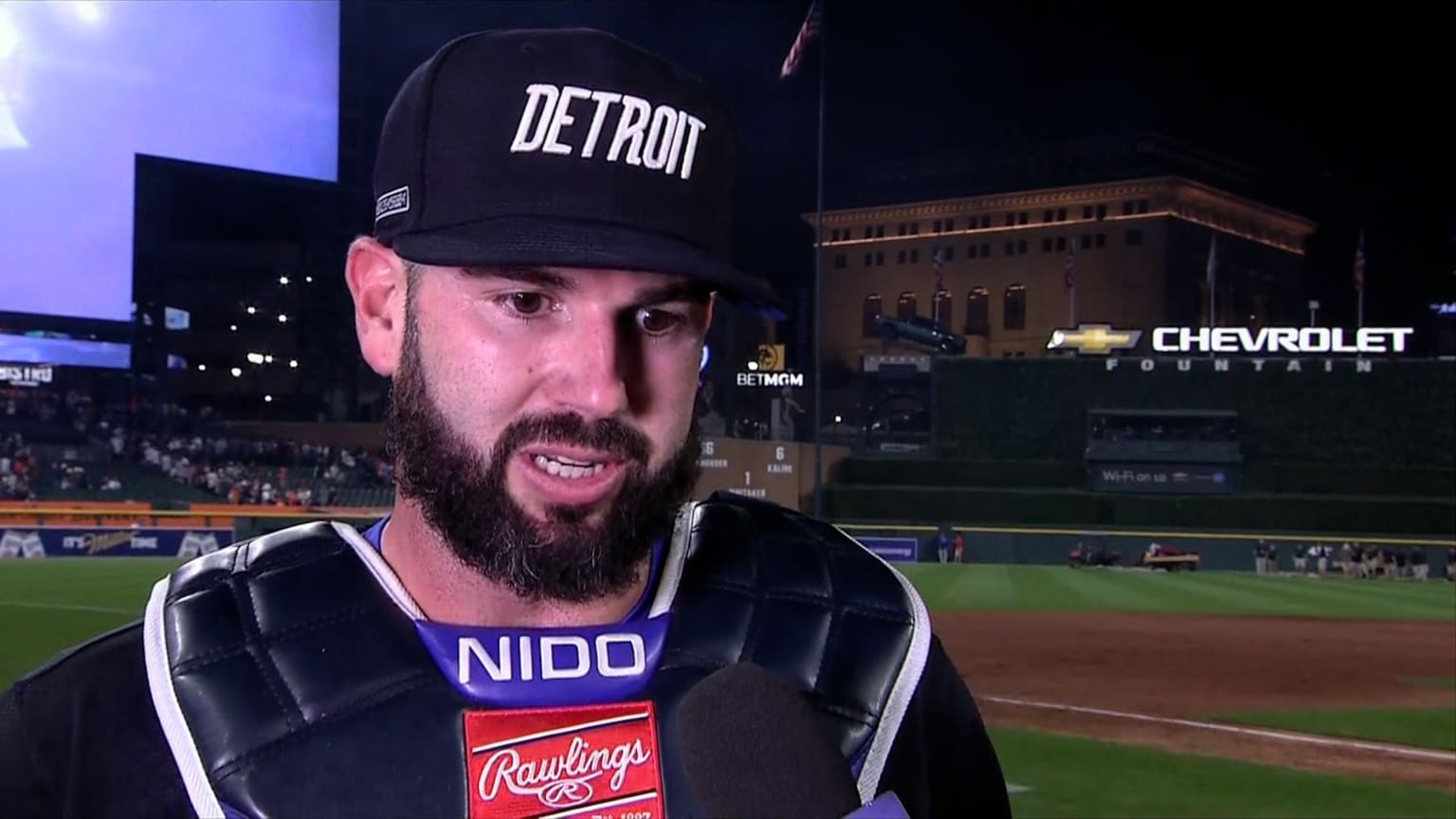 Tomás Nido on taking good at-bats, the atmosphere | 04/18/2025 ...