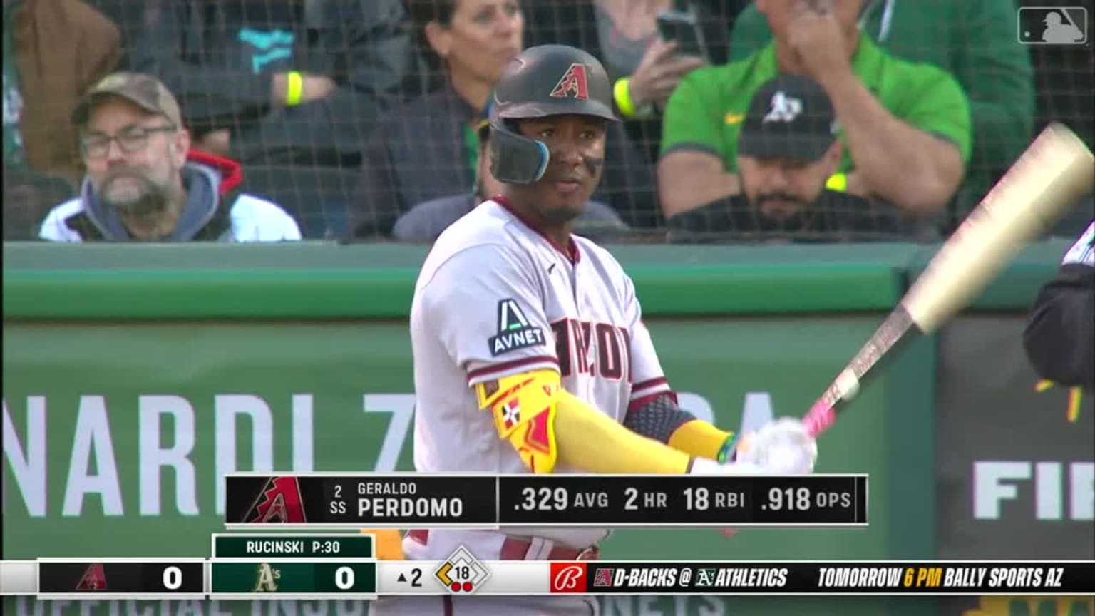 Perdomo pega jonrón de dos rayas en la 2da entrada | 15/05/2023 | Los D ...