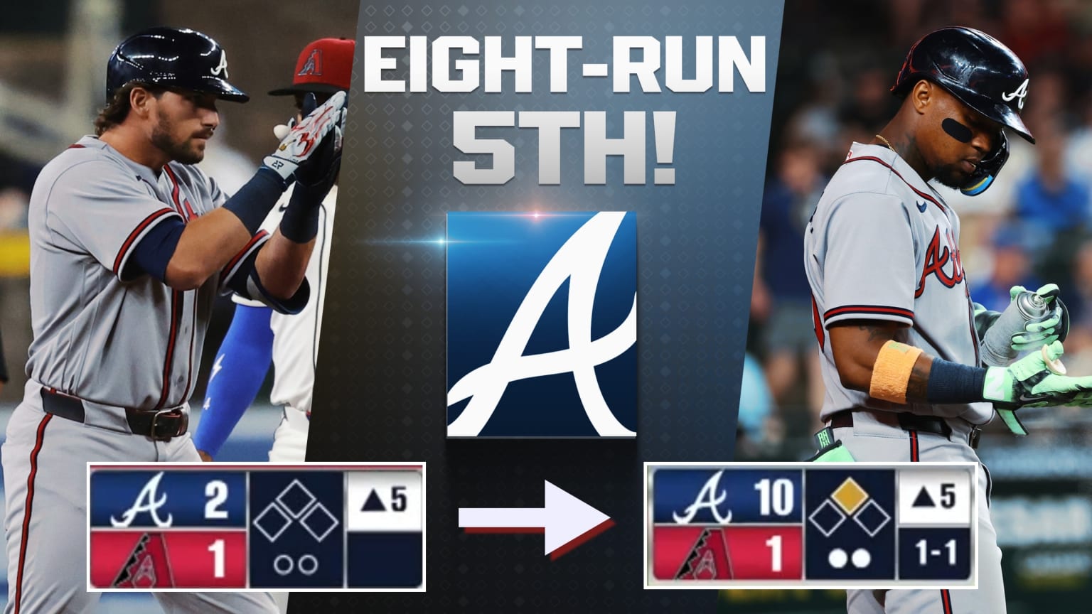 Braves score eight runs in the 5th inning | 04/02/2026 | MLB.com