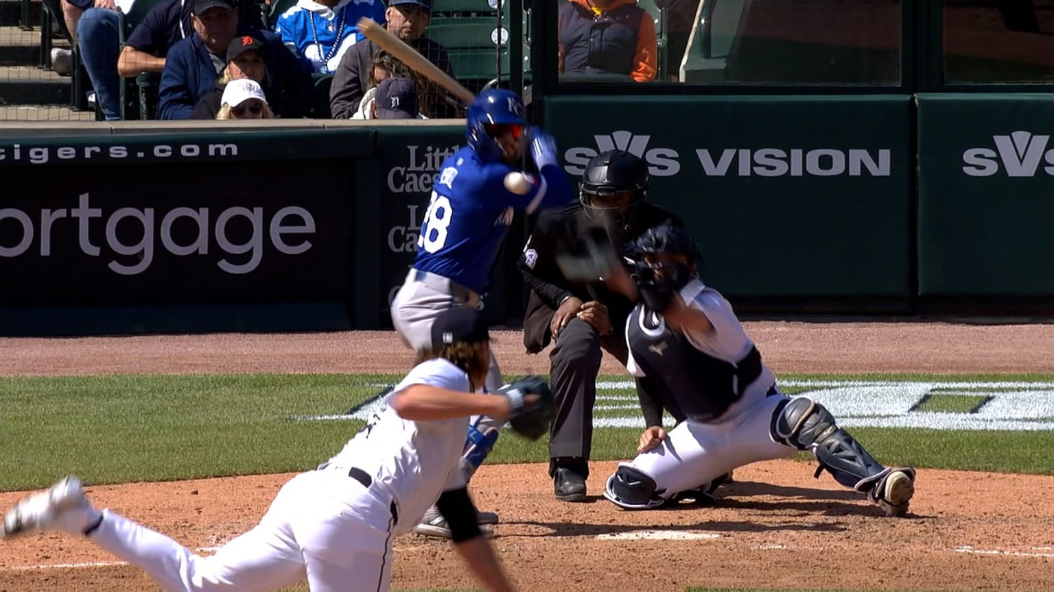 Kyle Isbel RBI HBP | 04/26/2024 | Kansas City Royals