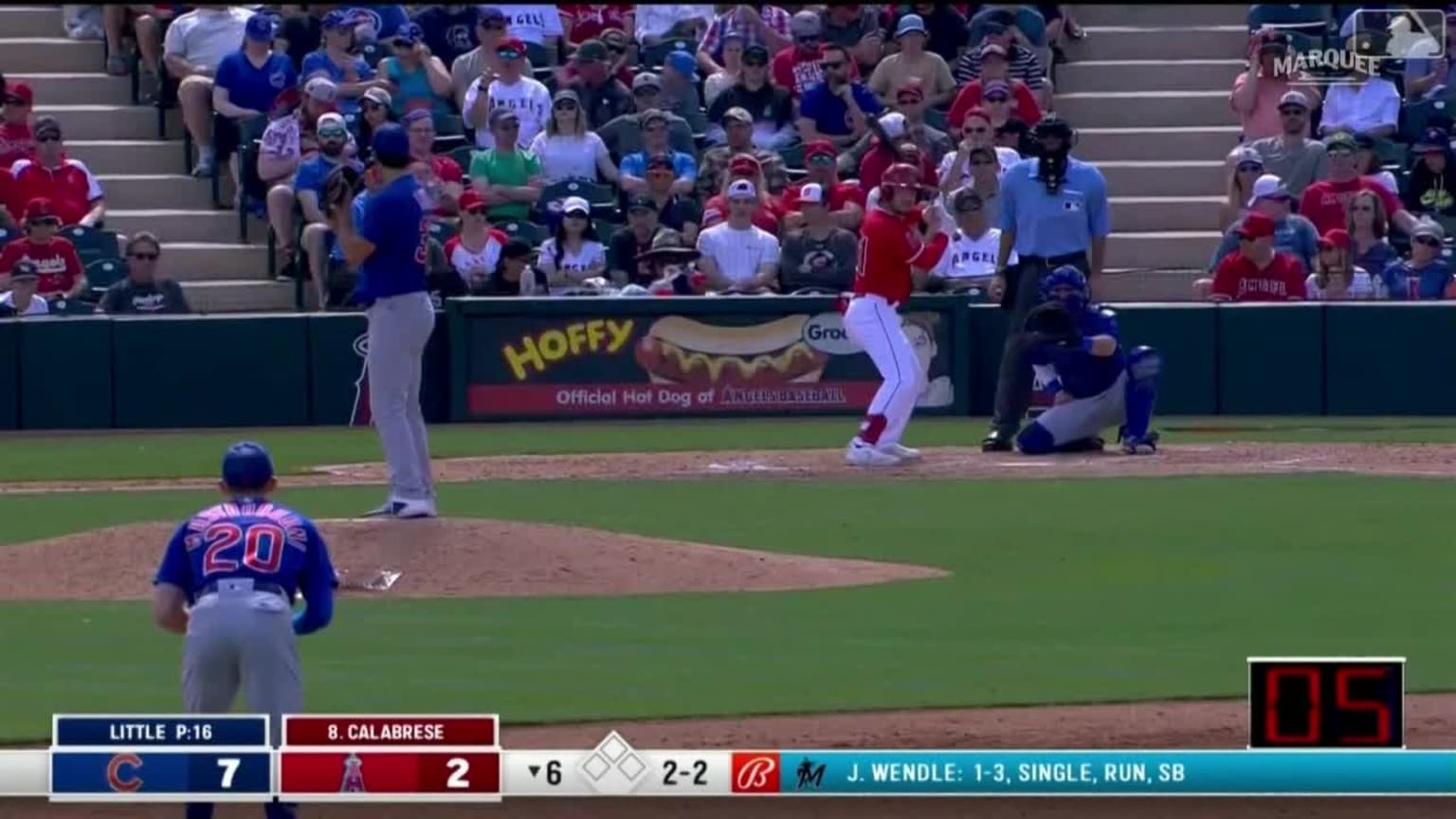 Brendon Little makes a quick play off the mound | 03/25/2023 | Chicago Cubs