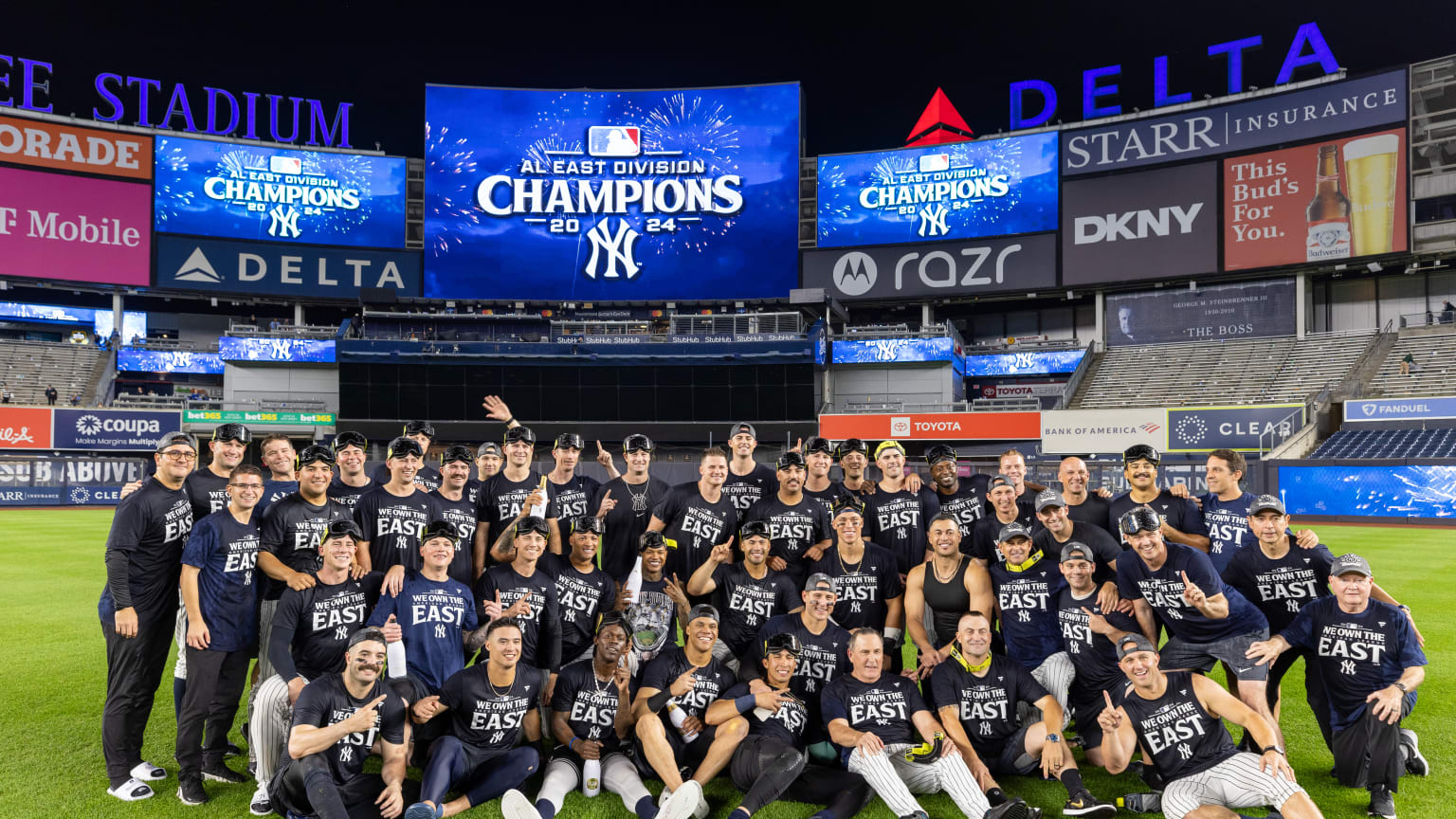 The Yankees clinch the AL East title | 09/26/2024 | New York Yankees