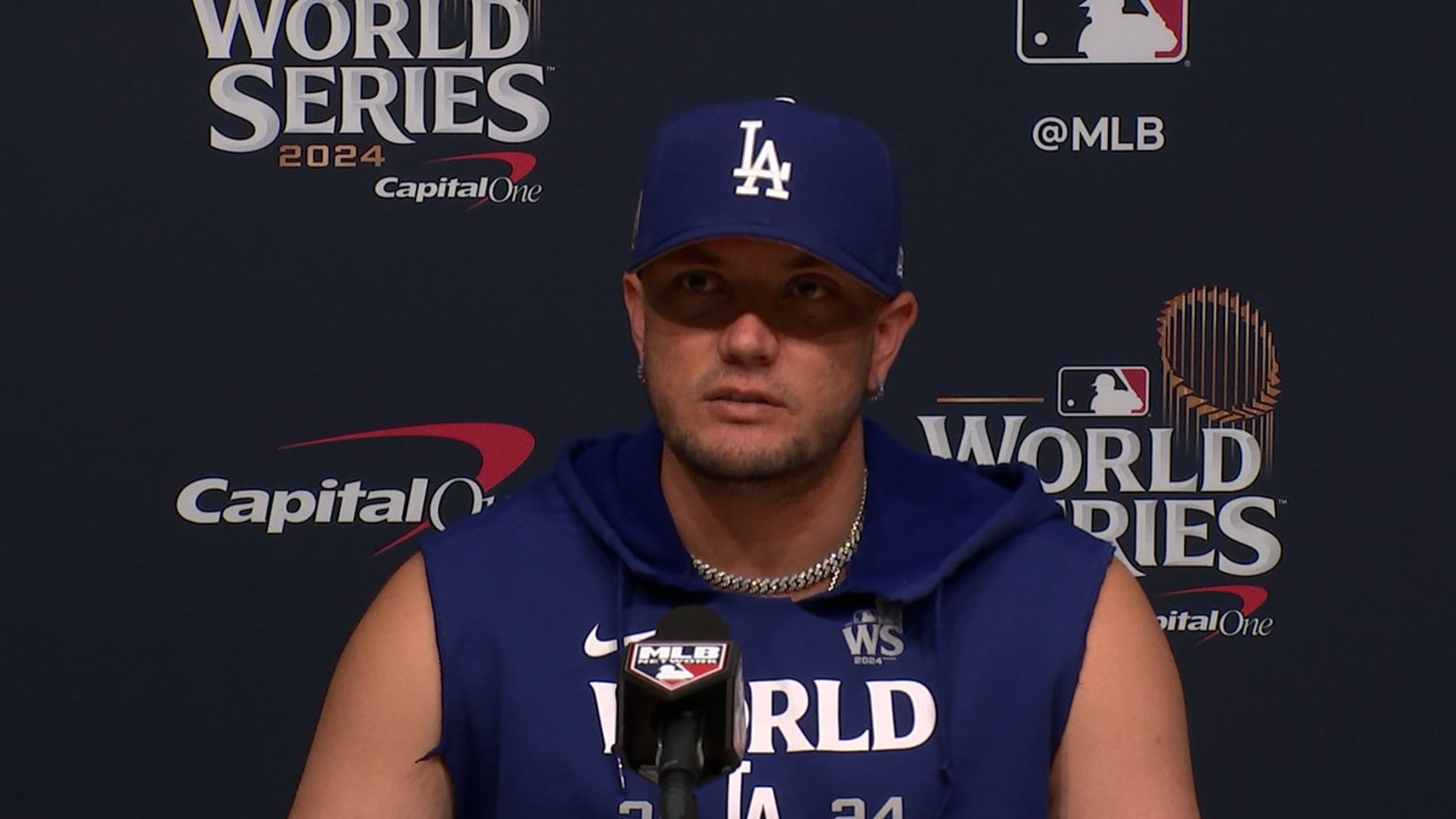 Miguel Rojas on dramatic Game 1 win, being on roster | 10/26/2024 | Los ...