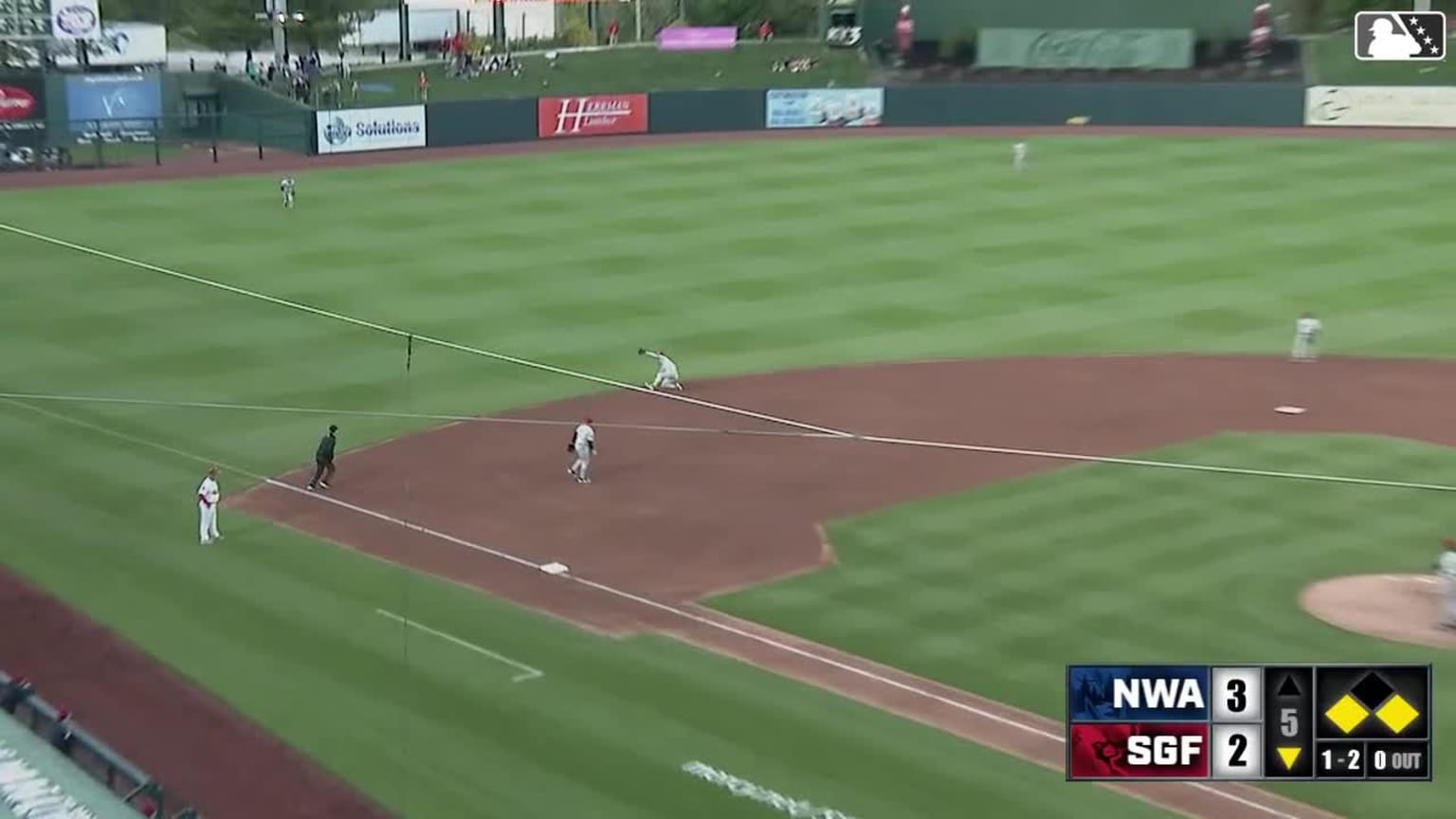 Dustin Dickerson gets the out | 03/05/2025 | Los Pirates de Pittsburgh