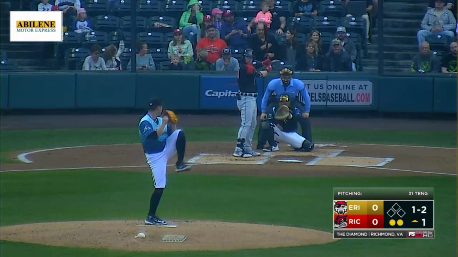 Kai-Wei Teng strikes out the side in the first inning | 04/23/2023 ...