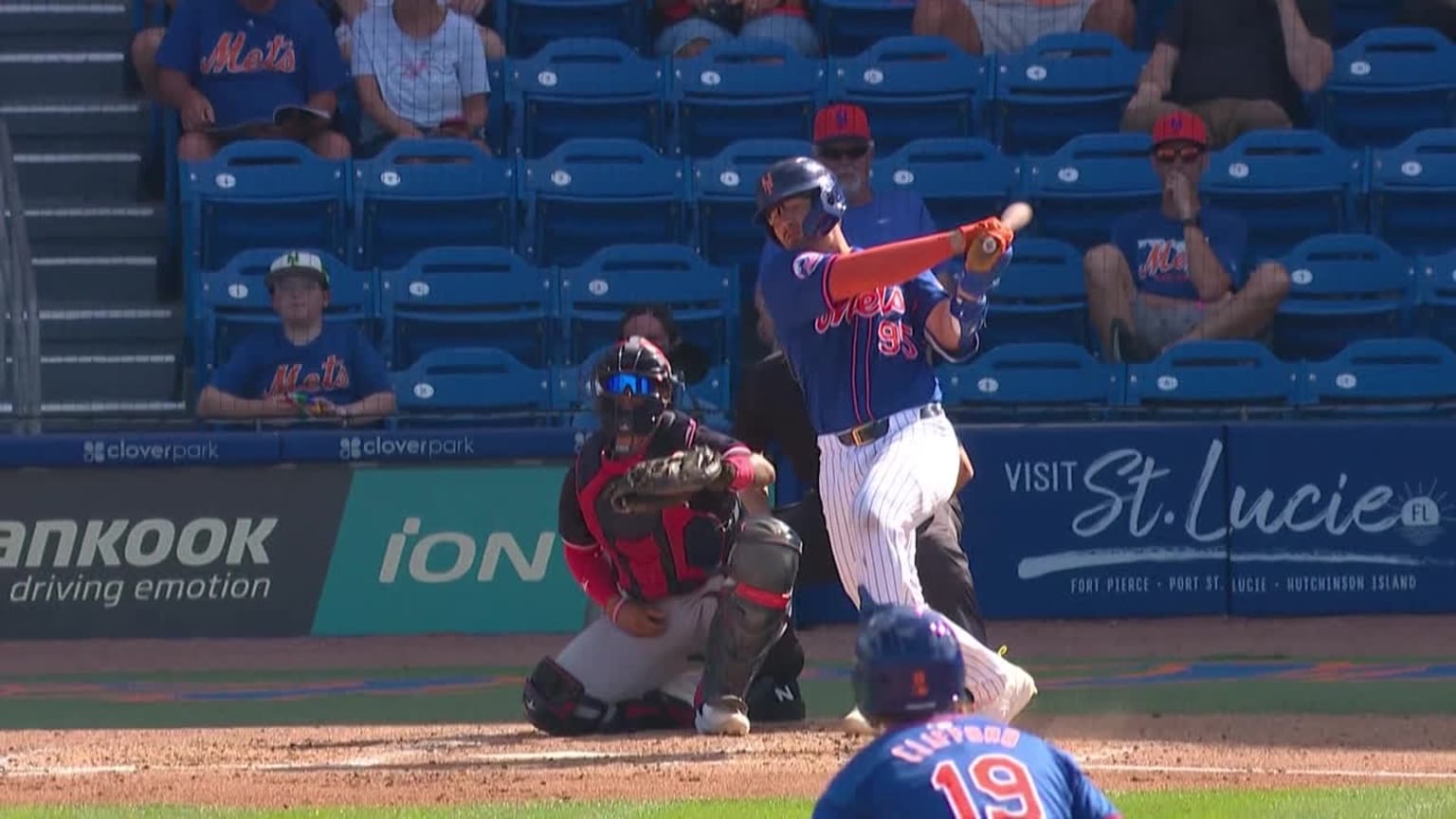 Kevin Parada ties the game with an RBI single | 03/15/2024 | New York Mets