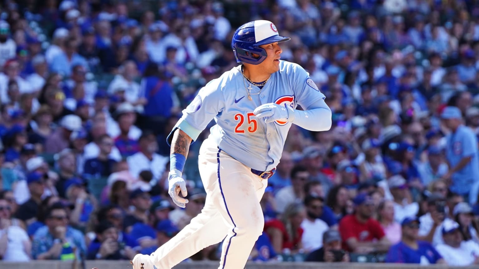 Moisés Ballesteros' first big league hit | 05/16/2025 | Chicago Cubs