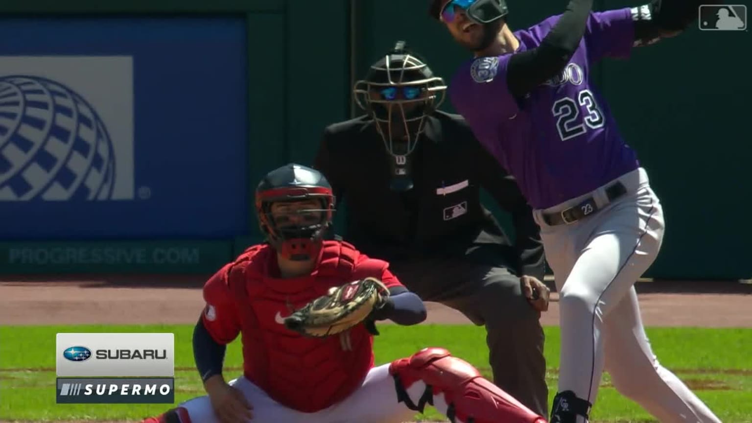 Kris Bryant dunks in an RBI single | 04/26/2023 | Colorado Rockies